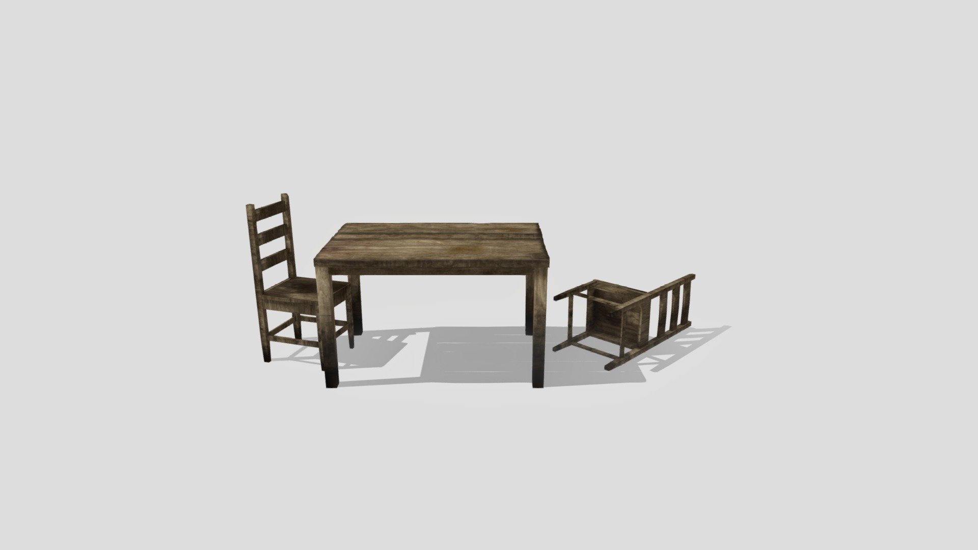 Table And Chairs - 3D model by BrutTheKiller [1c62574] - Sketchfab