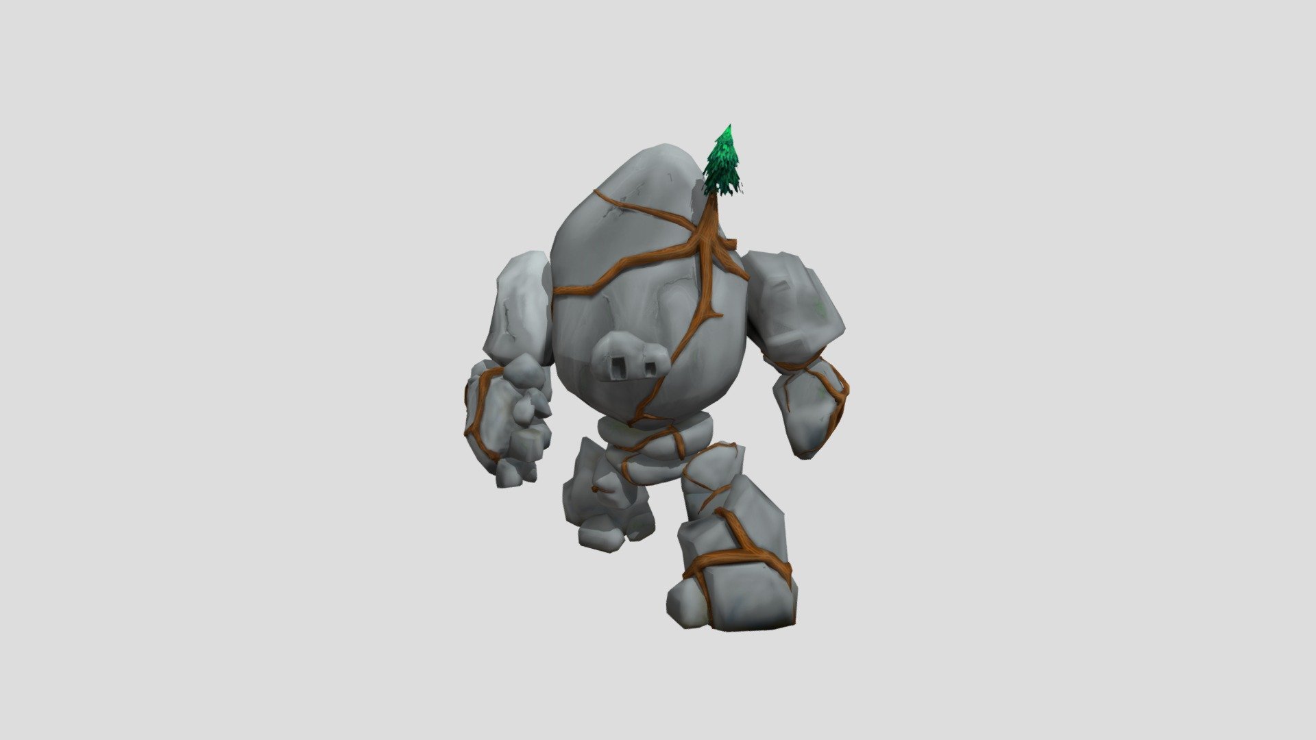 Rock Golem Walk - 3D model by SmS (@mole_) [1c64048] - Sketchfab