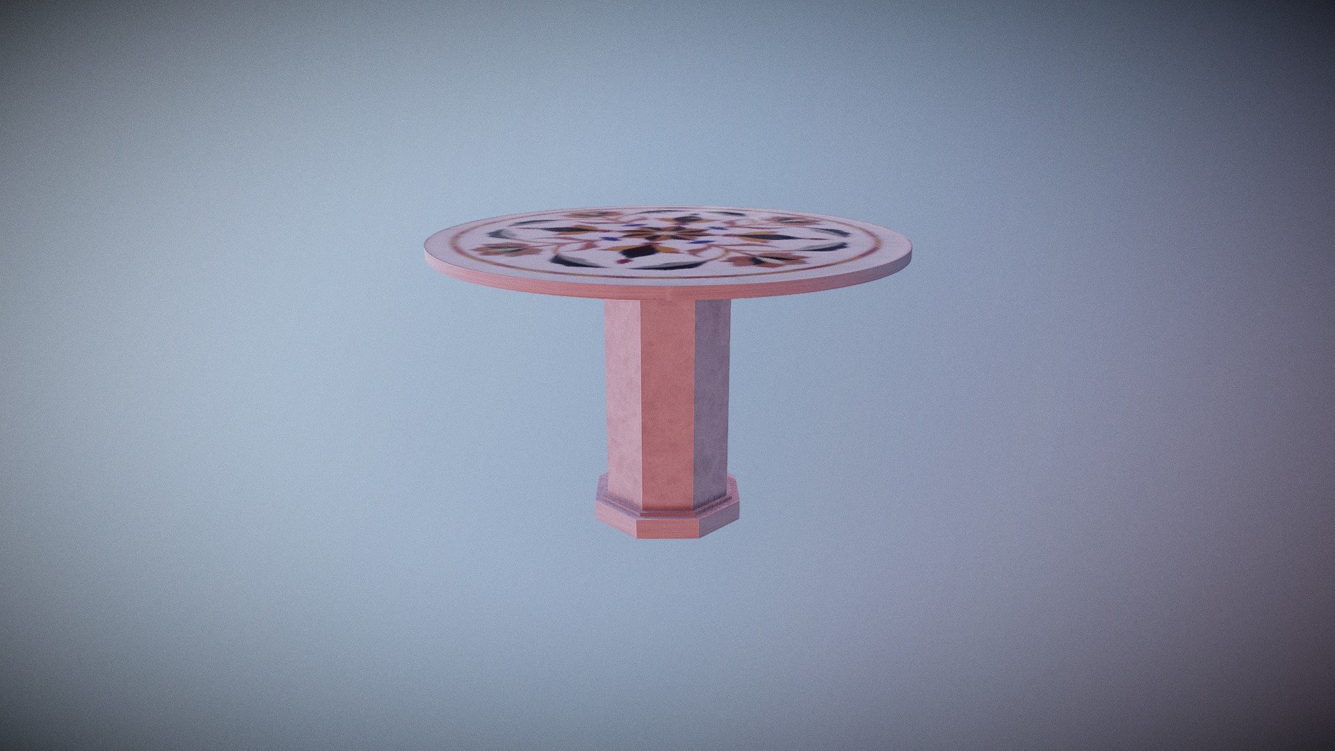 Octagonal Marble Base dinning table - 3D model by KakeeTraders [1c6508f ...