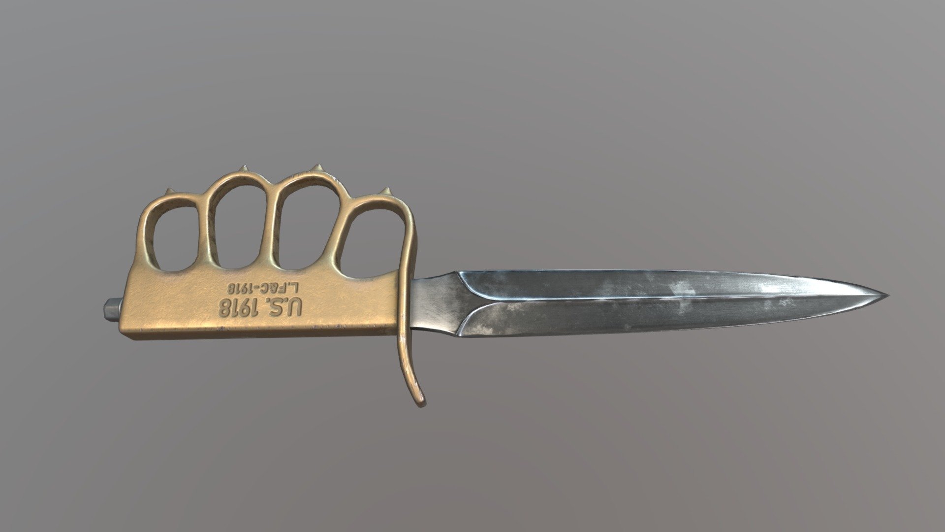 Knuckle knife - Download Free 3D model by Chenchanchong [1c65456 ...
