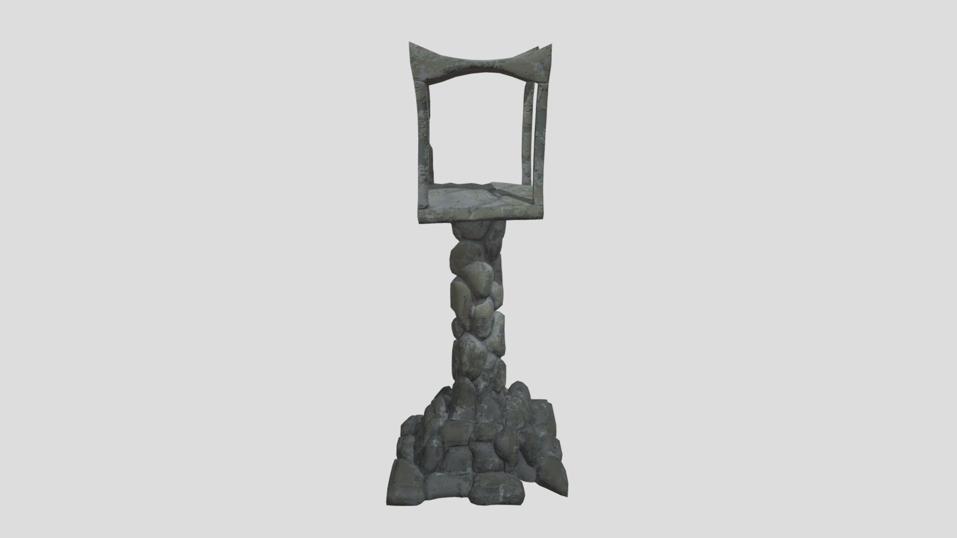 Semi stylized Shrine - 3D model by Lukas Guhse (@guhselukas) [1c68276 ...