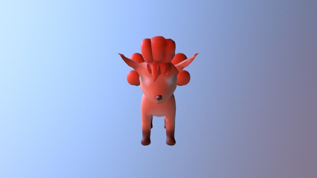 Vulpix Save6 Low Colored - 3D model by mlab89 [1c6d94c] - Sketchfab