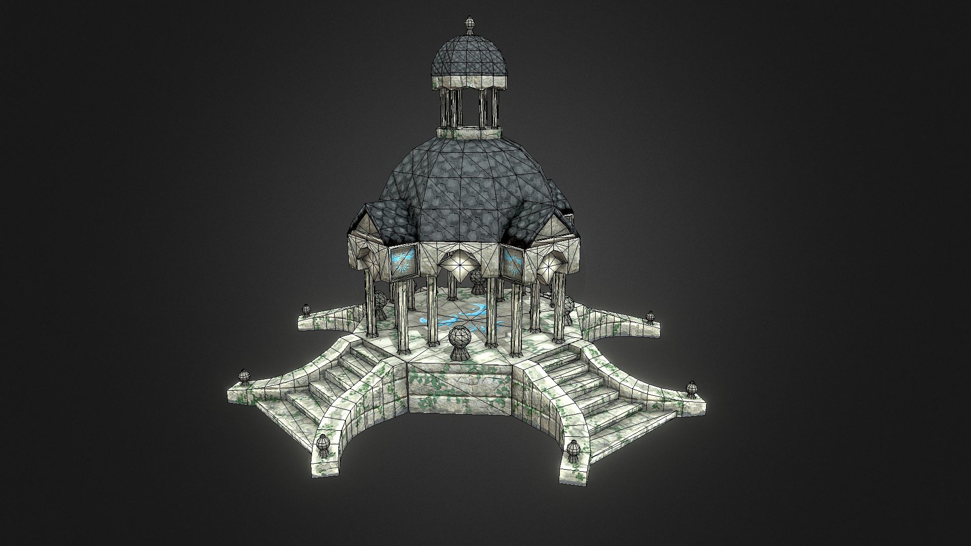 Memorial Shrine - 3D model by aatifahng [1c6dfe8] - Sketchfab