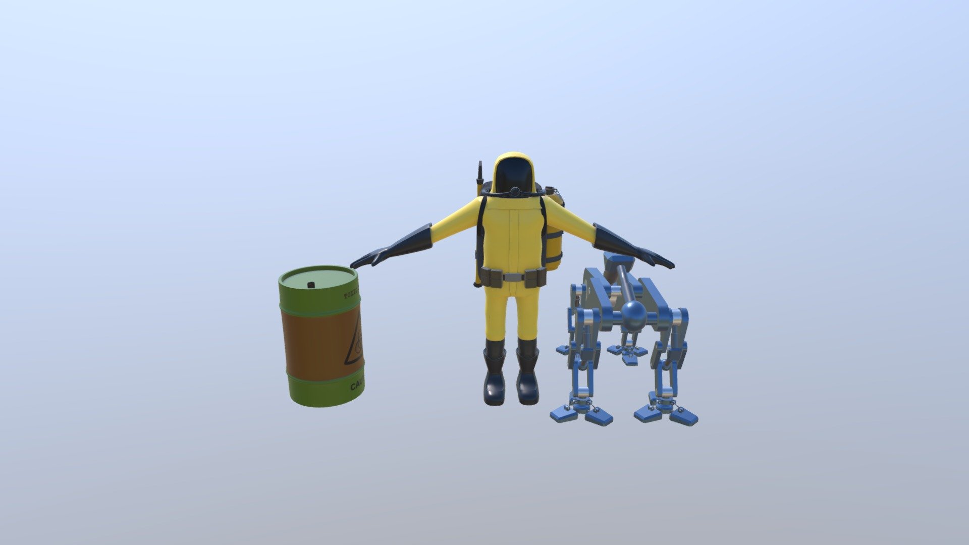 Radioactive Man - 3D model by henrikstromme (@henrikstromm) [1c6e9de ...