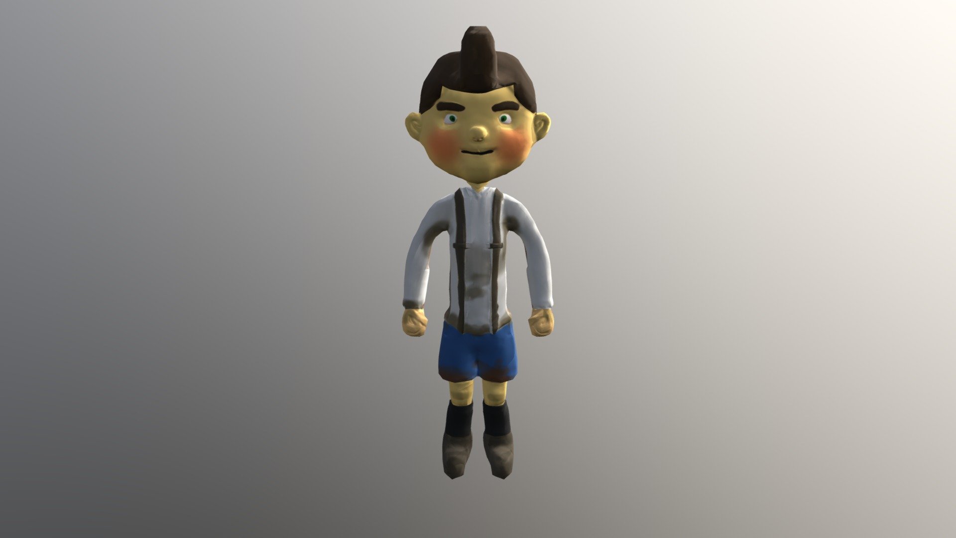 Cartoon Character - 3D model by Renato_Baltazar [1c6f2c7] - Sketchfab