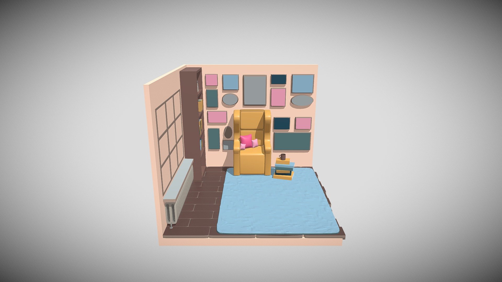 room - Download Free 3D model by irinacos [1c6f407] - Sketchfab
