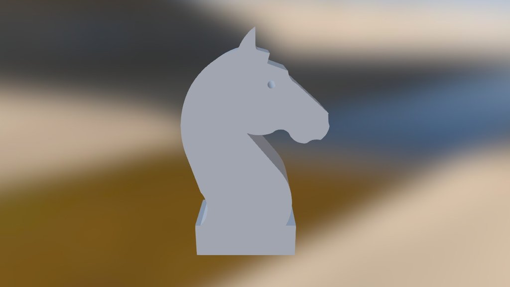 Chess Knight - 3D model by chris.muscarnera [1c70af2] - Sketchfab