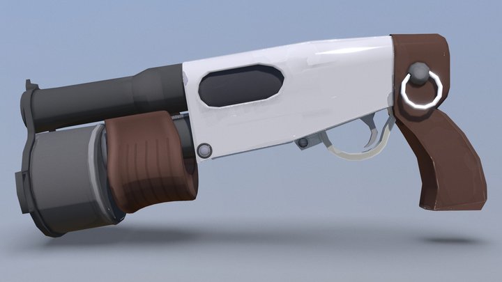 Scattergun 3D models - Sketchfab