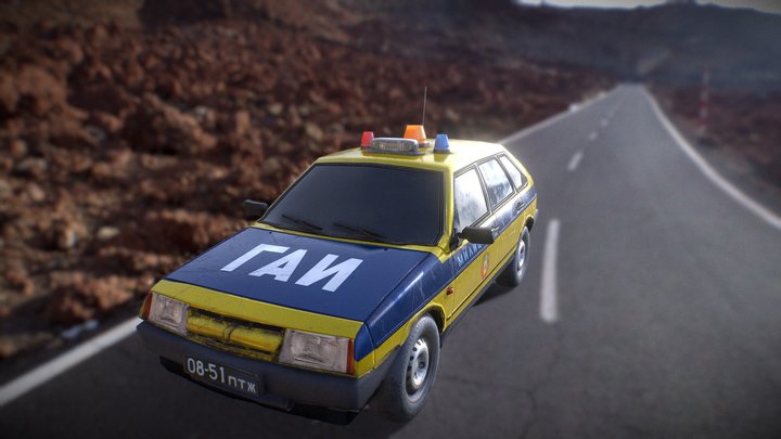 Russian-car 3D models - Sketchfab