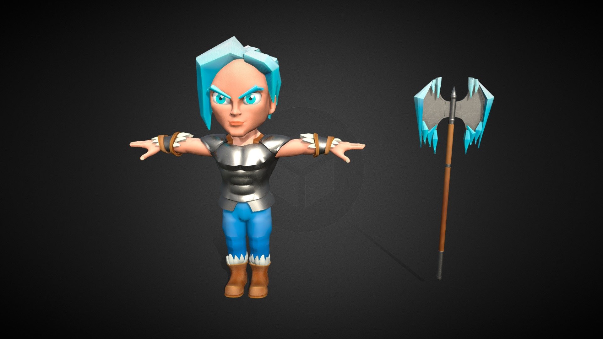 Iceman - 3D model by Miray Naz Kara (@m.nazkara) [1c7593c] - Sketchfab