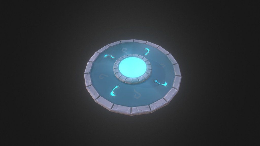 Low-Poly Hand-Painted Base - 3D model by Daniel Olondriz (@TheDriXx ...