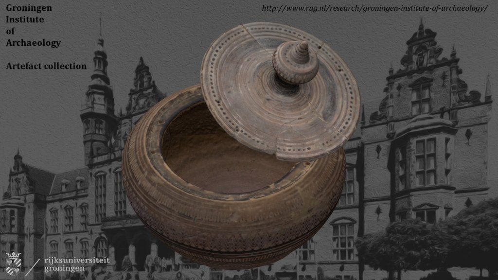 Midden-Geometrische Pyxis (850-760 v.Chr.) - Download Free 3D model by ...