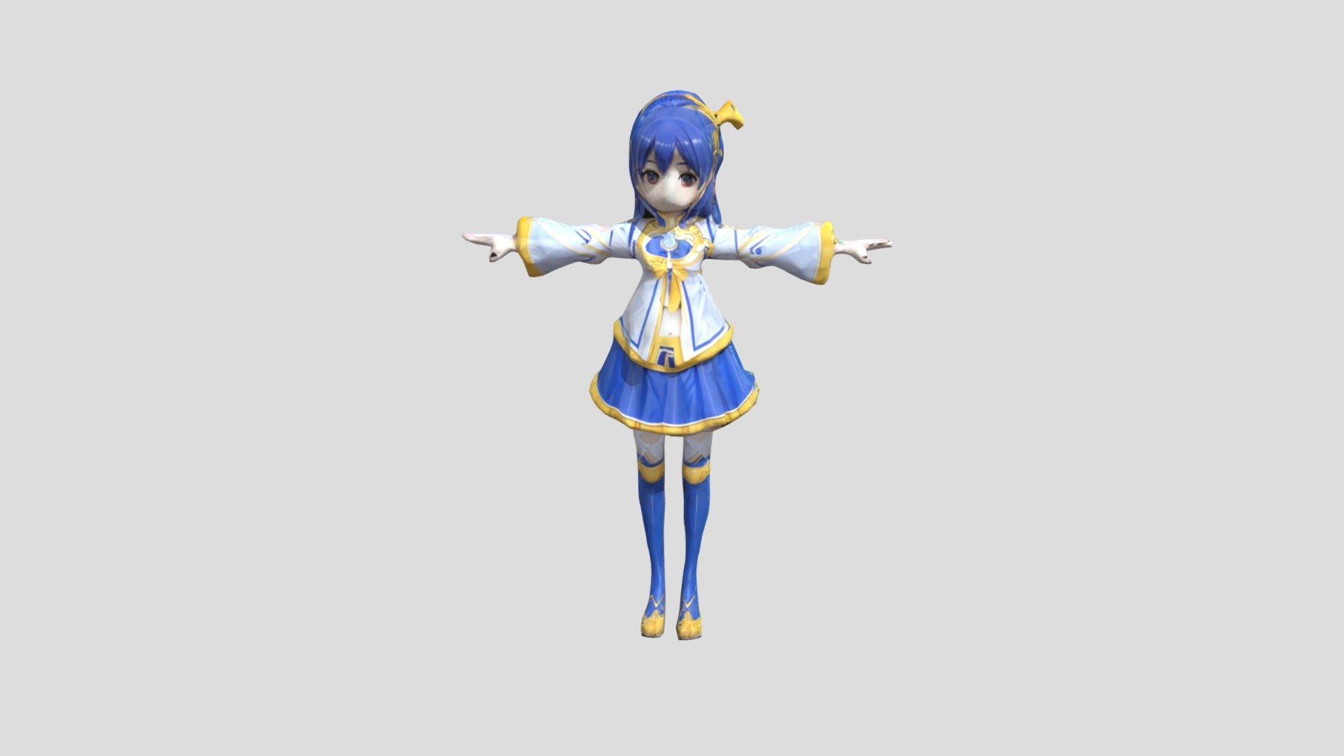 Anime girl - Download Free 3D model by superone. [1c783f7] - Sketchfab