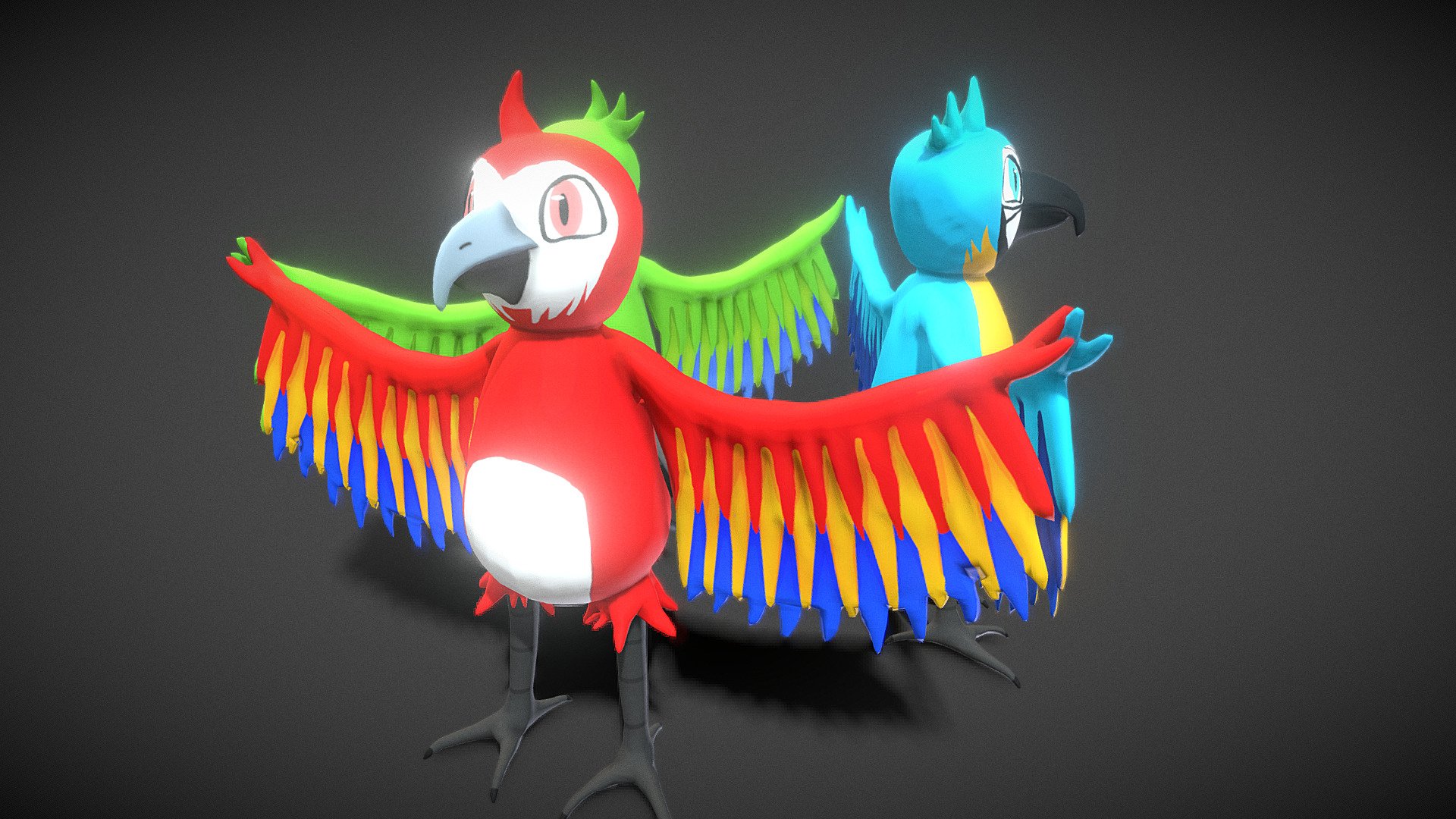 Parrot Guy - 3D model by Deikaeus [1c7986b] - Sketchfab