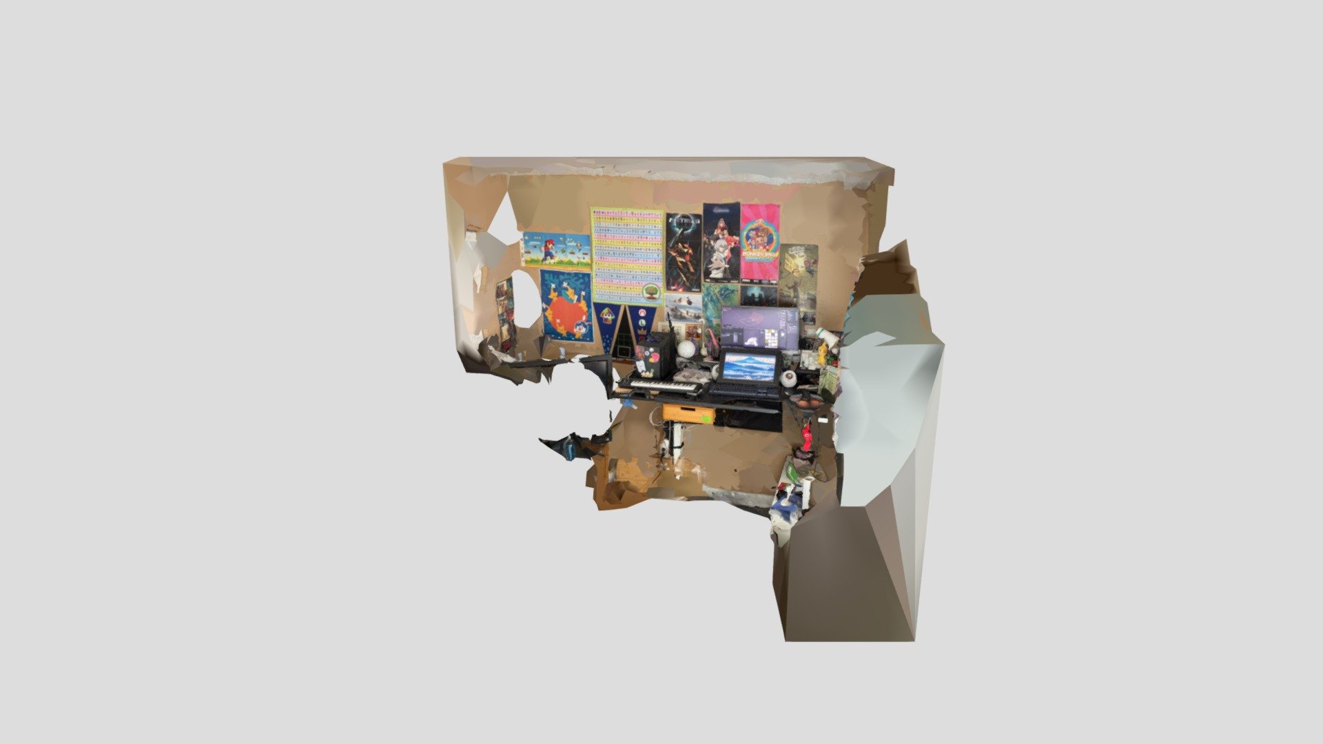 Desk Capture - Download Free 3D model by warpnik [1c7ad67] - Sketchfab