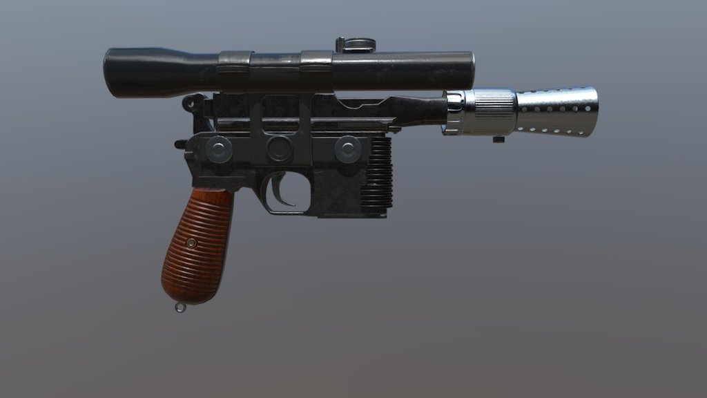 Dl 44 Blaster WIP - 3D model by namrettek [1c7c869] - Sketchfab