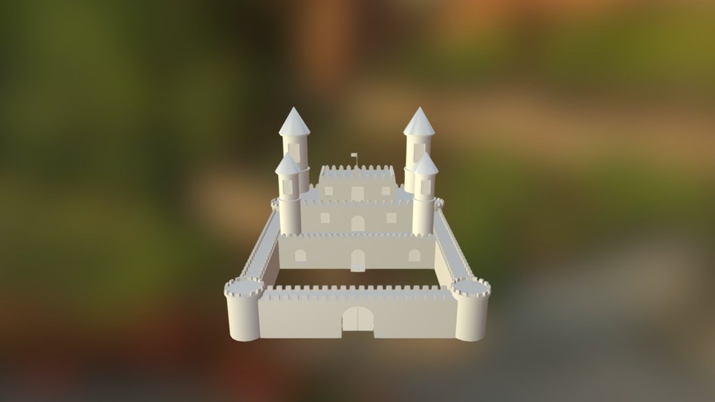 Castle FBX - Download Free 3D model by jiten.shrestha.7 [1c7edfb ...