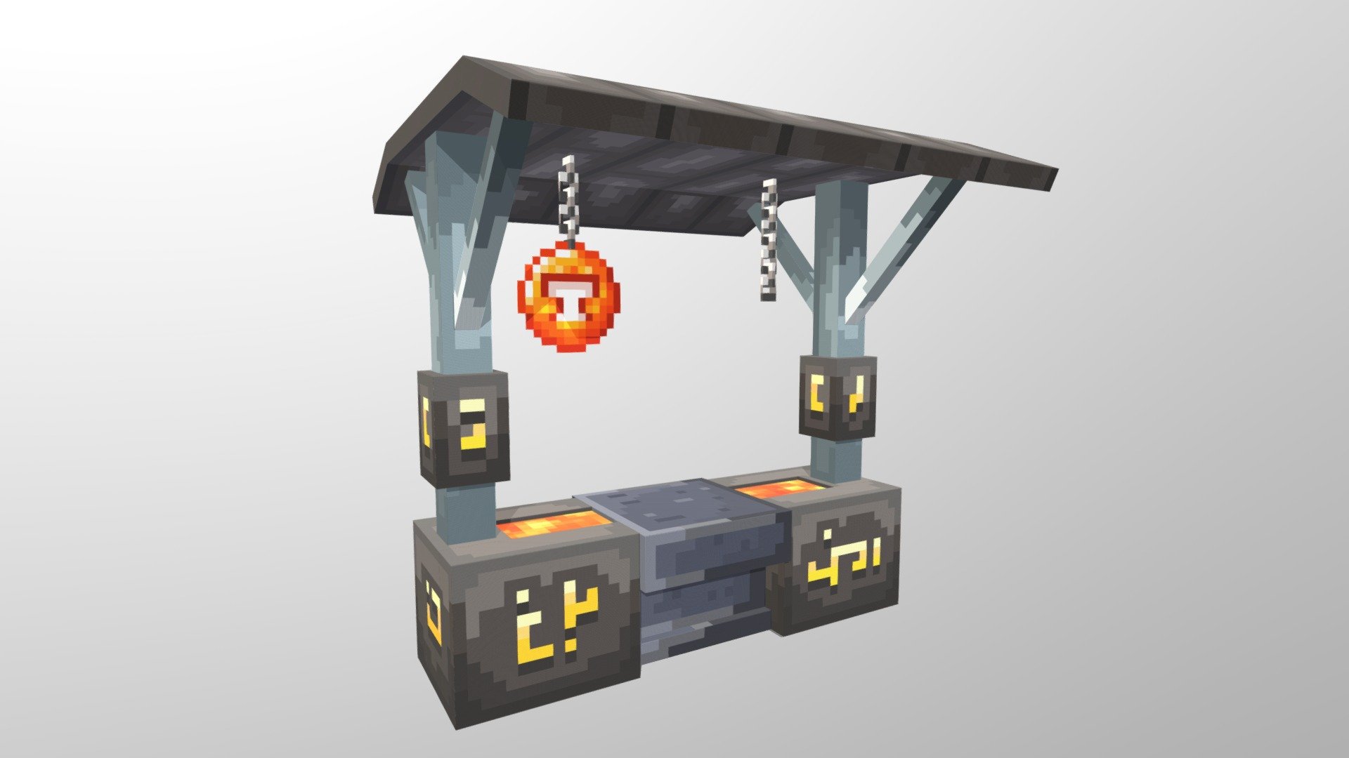 Forge block - 3D model by Yassou (@miss.yas.mc) [1c804a6] - Sketchfab