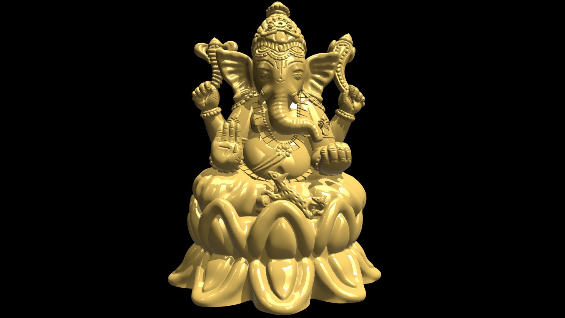 Ganesha - 3D model by svyART [1c815cc] - Sketchfab