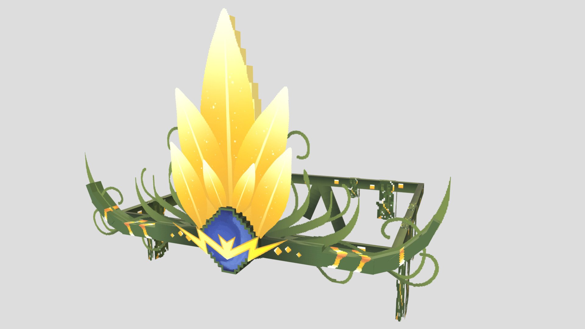 Gold Leaf Crown - 3D model by Otaka Misu (@otakamisu) [1c84270] - Sketchfab