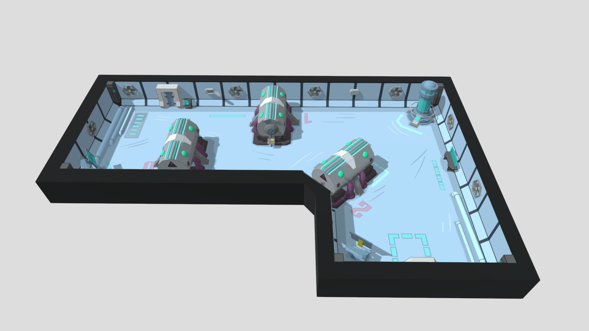 Combat Room 02 - Download Free 3D model by farreraspol (@Pol.Farreras ...