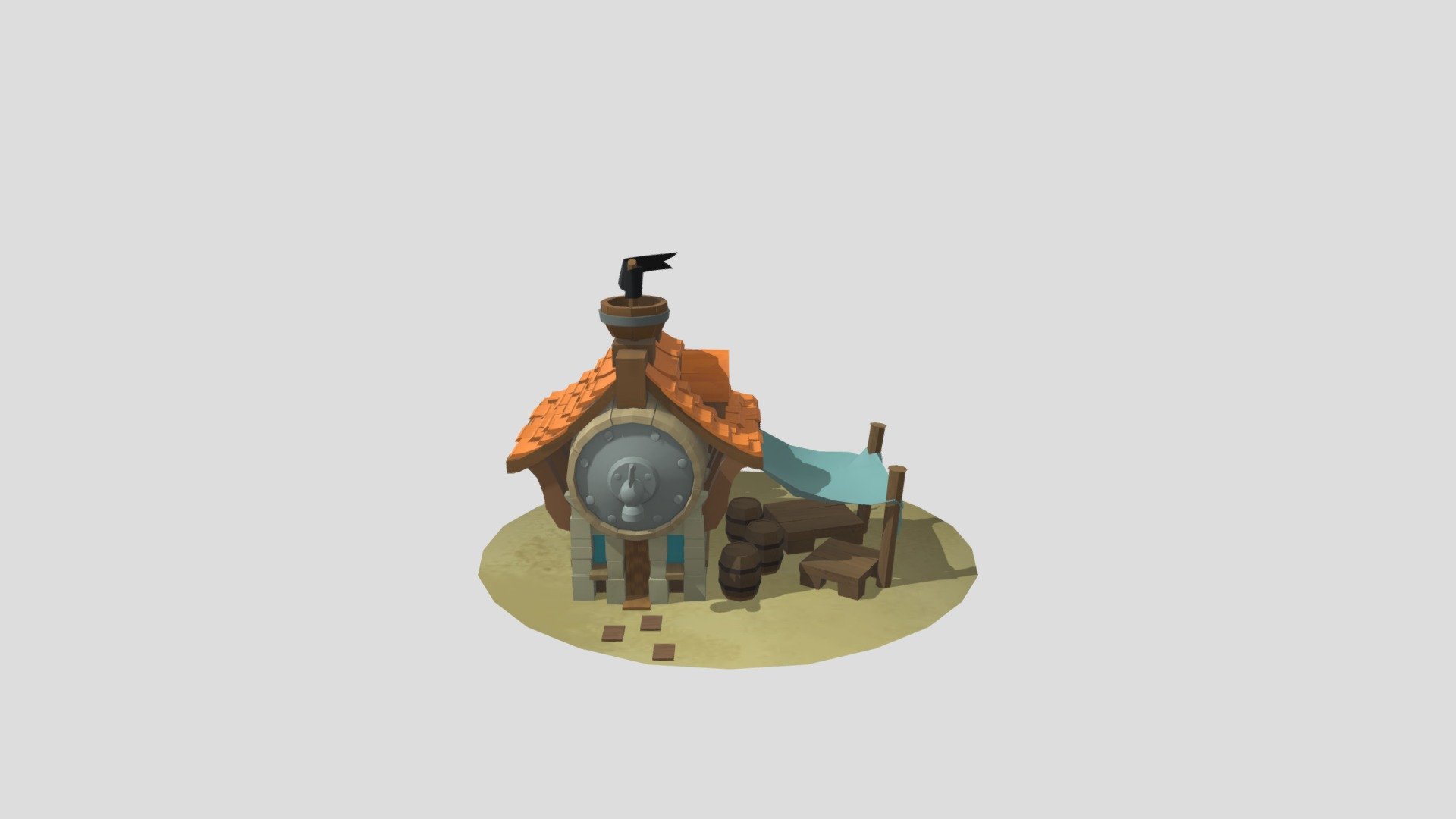 Barrel Inn???? - 3D model by manfred33 [1c88160] - Sketchfab