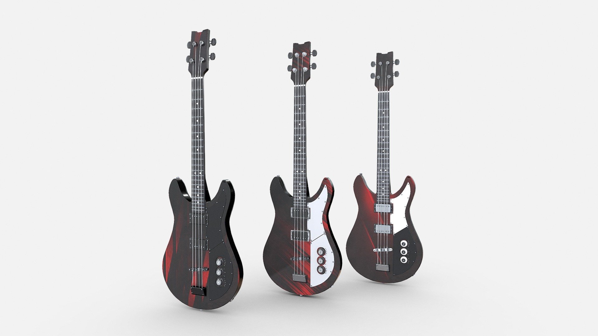 Bass Guitar Part 2 - 3D model by red-polygon [1c88f28] - Sketchfab