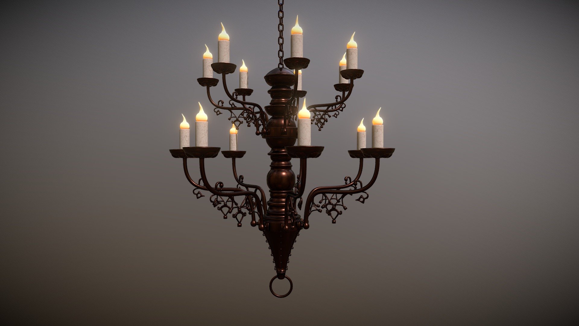 Chandelier - Download Free 3D model by Dillus [1c8a5e7] - Sketchfab