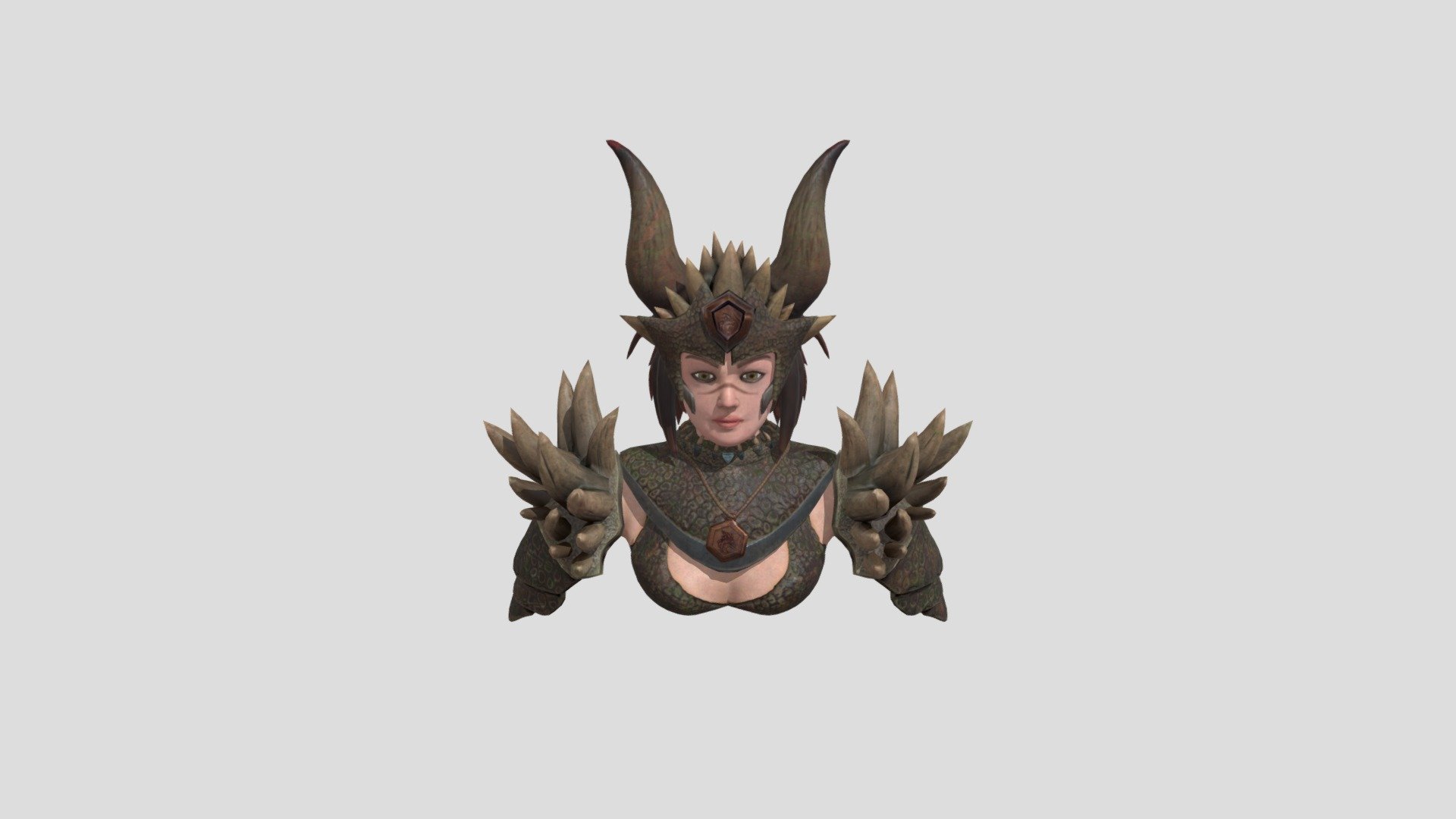 Dragon Warrior Ryuku - 3D model by Ankhaunt (@ankitmalviya66) [1c8c63f ...