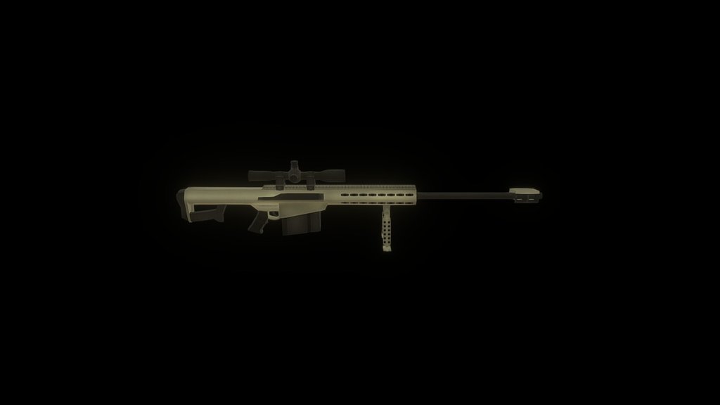 BARRETT M82A1 - 3D model by dada2206 [1c8dc7a] - Sketchfab