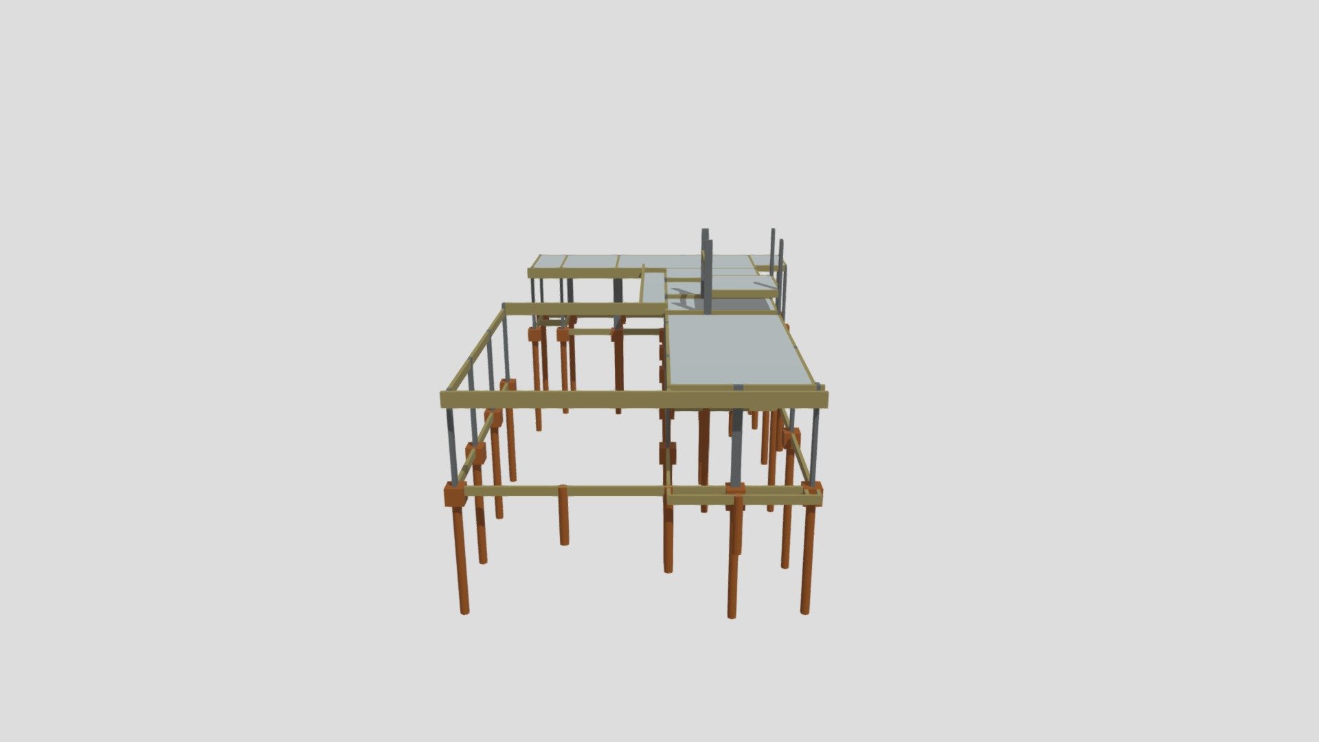 Estrutural - L&L - 3D model by Construa S. E. (@construase) [1c8e1d0 ...