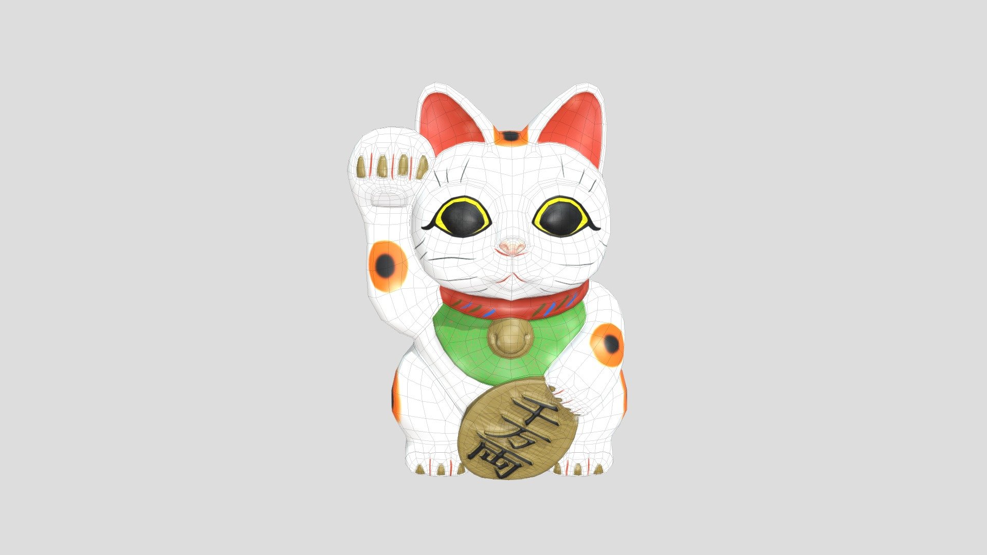 Maneki Neko 3 - 3D model by kotaiguchi [1c94c00] - Sketchfab