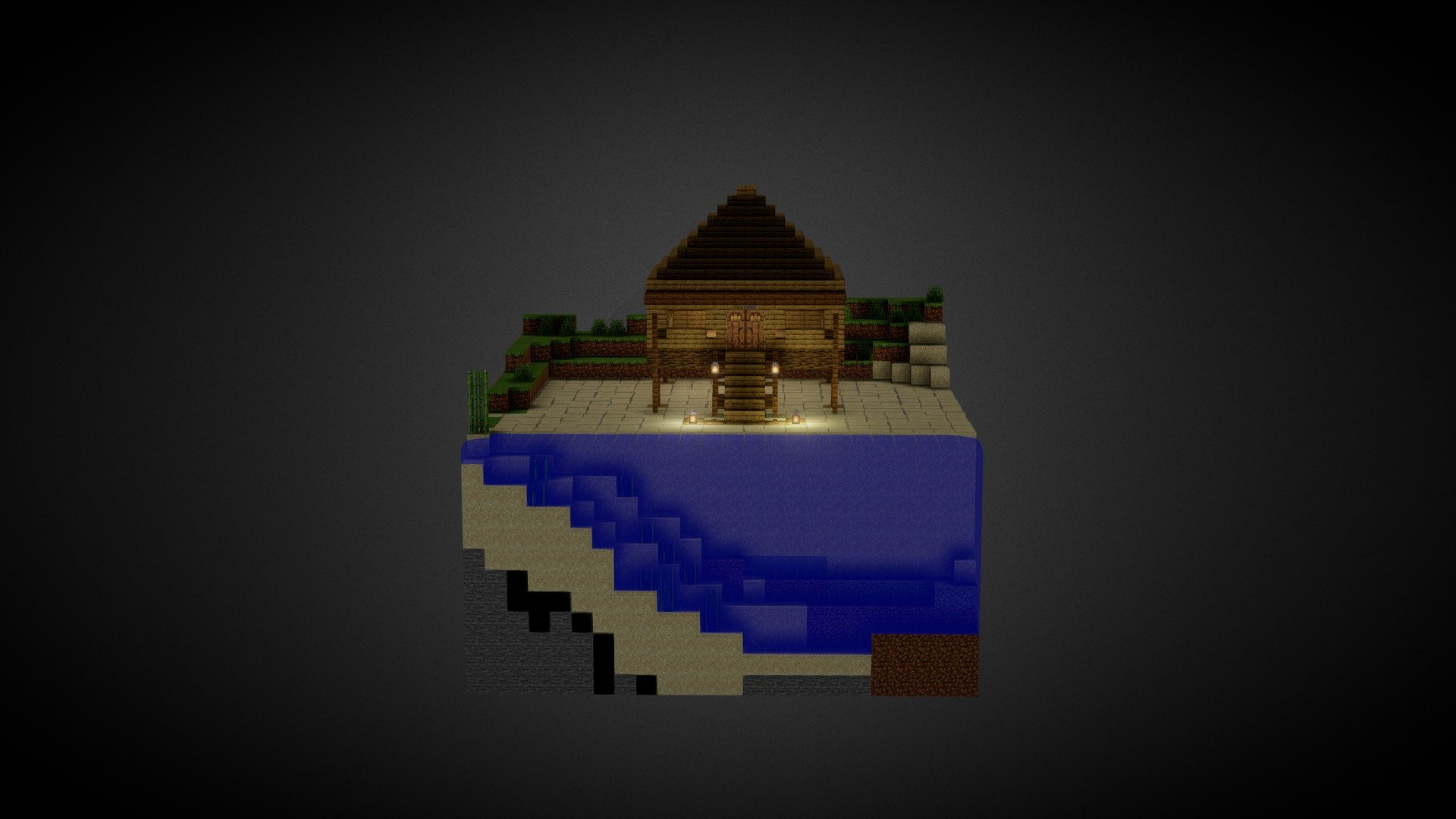 sea hut - 3D model by Farlz [1c96177] - Sketchfab
