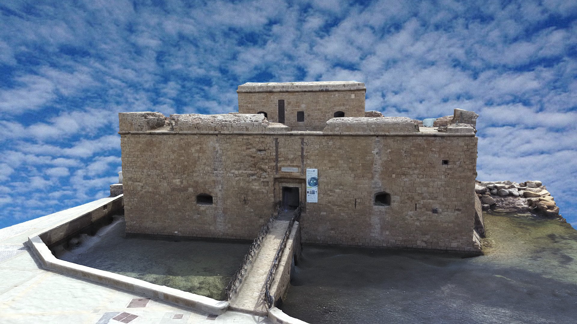 Paphos Castle - CYPRUS - Download Free 3D model by Arqueomodel3D ...