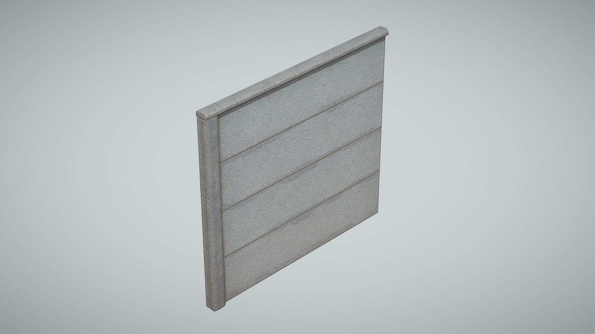 Concrete Compound Wall - Buy Royalty Free 3D model by Outlier Spa ...