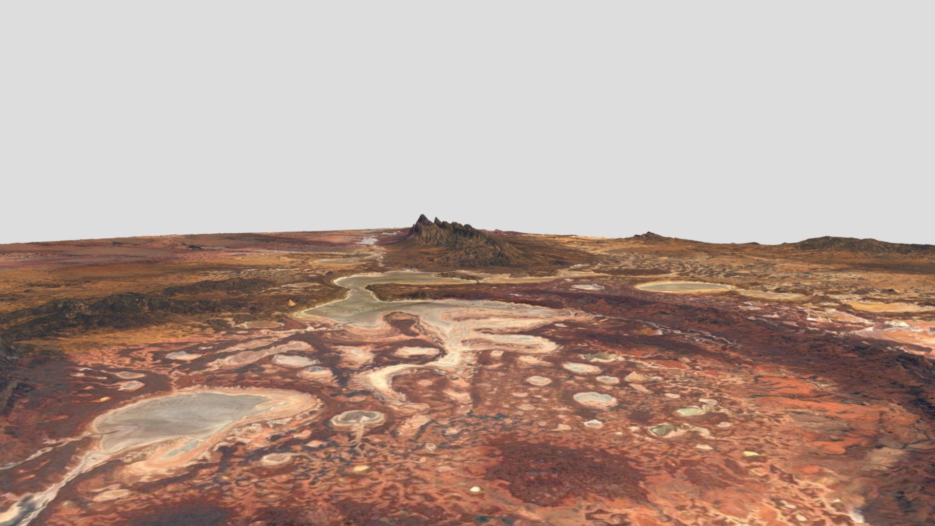 Playa Lake Australia - 3D model by Stance Hurst (@Cacti3D) [1c9b9be ...