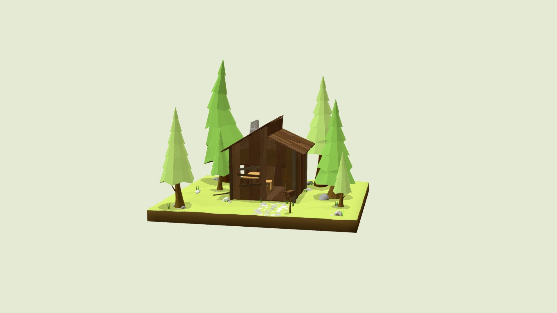 Forest - 3D model by averielock [1c9bd4f] - Sketchfab
