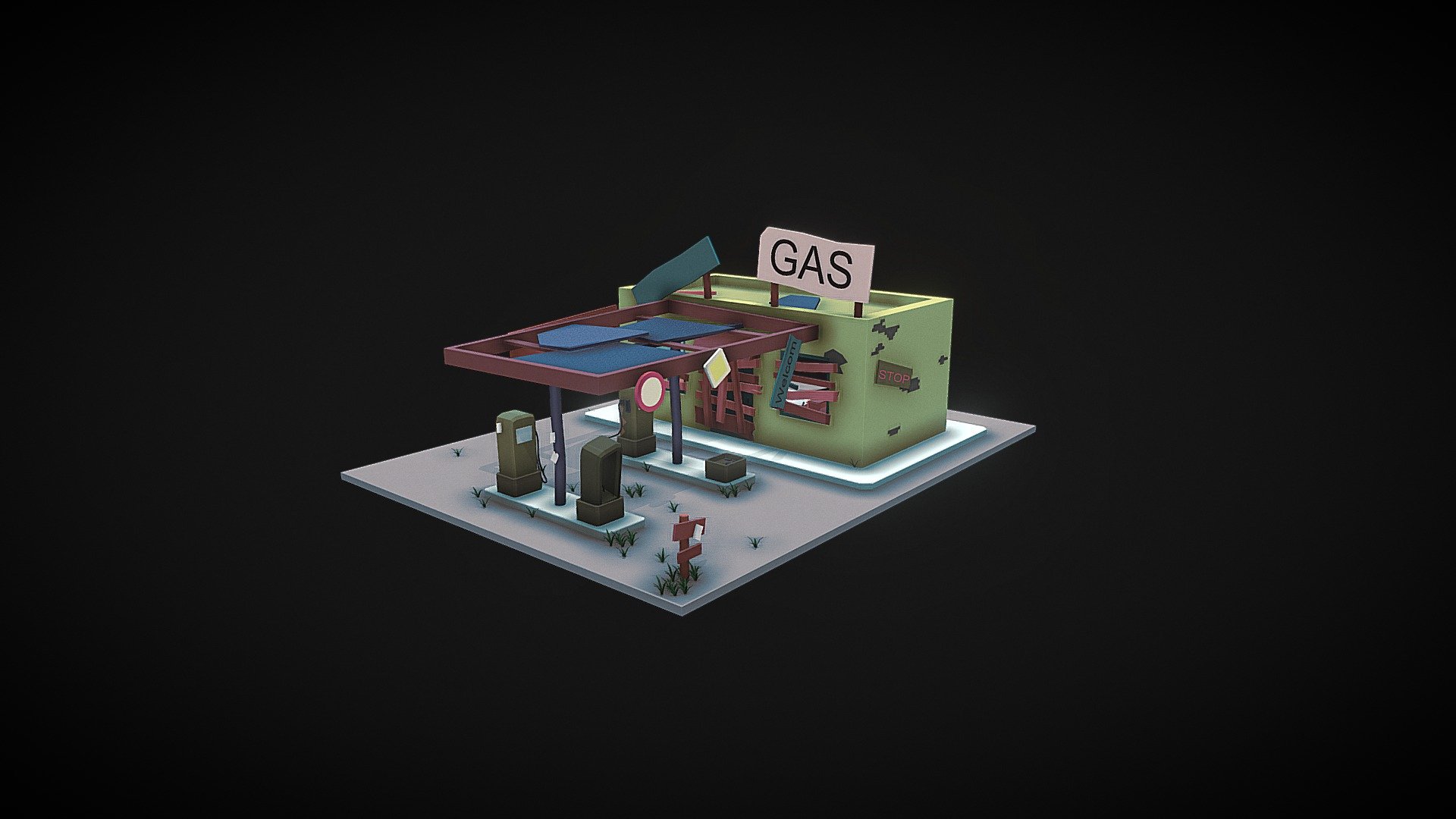 Gas - Download Free 3D model by _SeF_ [1c9cac1] - Sketchfab