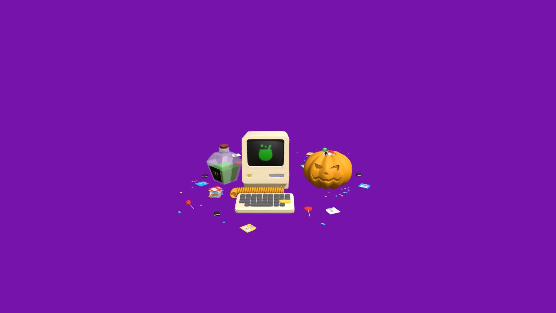 PC_Halloween - 3D model by Mafer Luna (@Fernanda.Aldaco.de.Luna ...