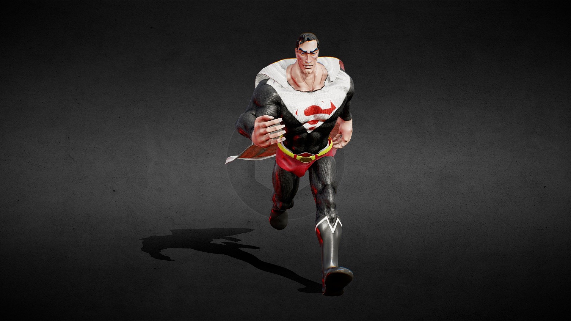 Superman PBR - Buy Royalty Free 3D model by Kasit Studio (@kasit) [1c9f3c1] - Sketchfab Store