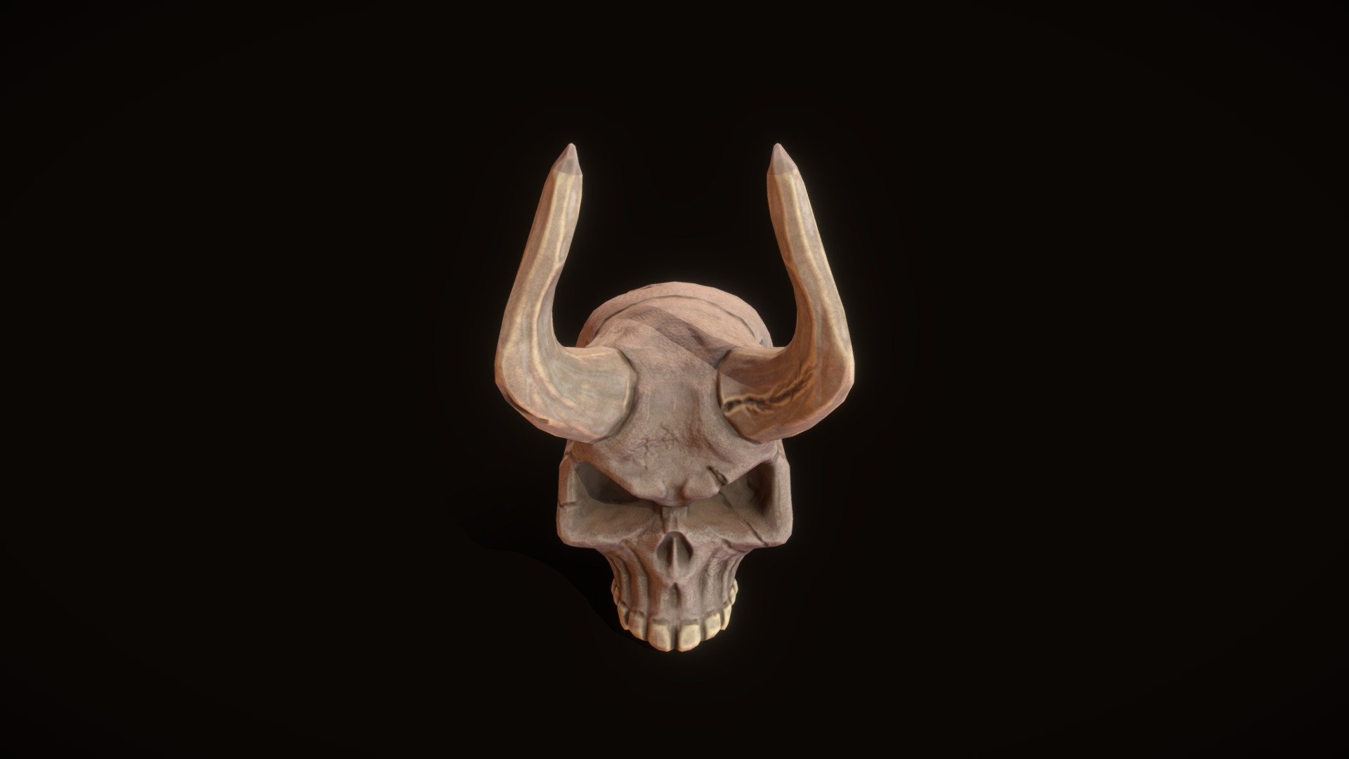 Stylized Demon Skull - 3D model by AleCateli Art (@cateliart) [1c9f592 ...