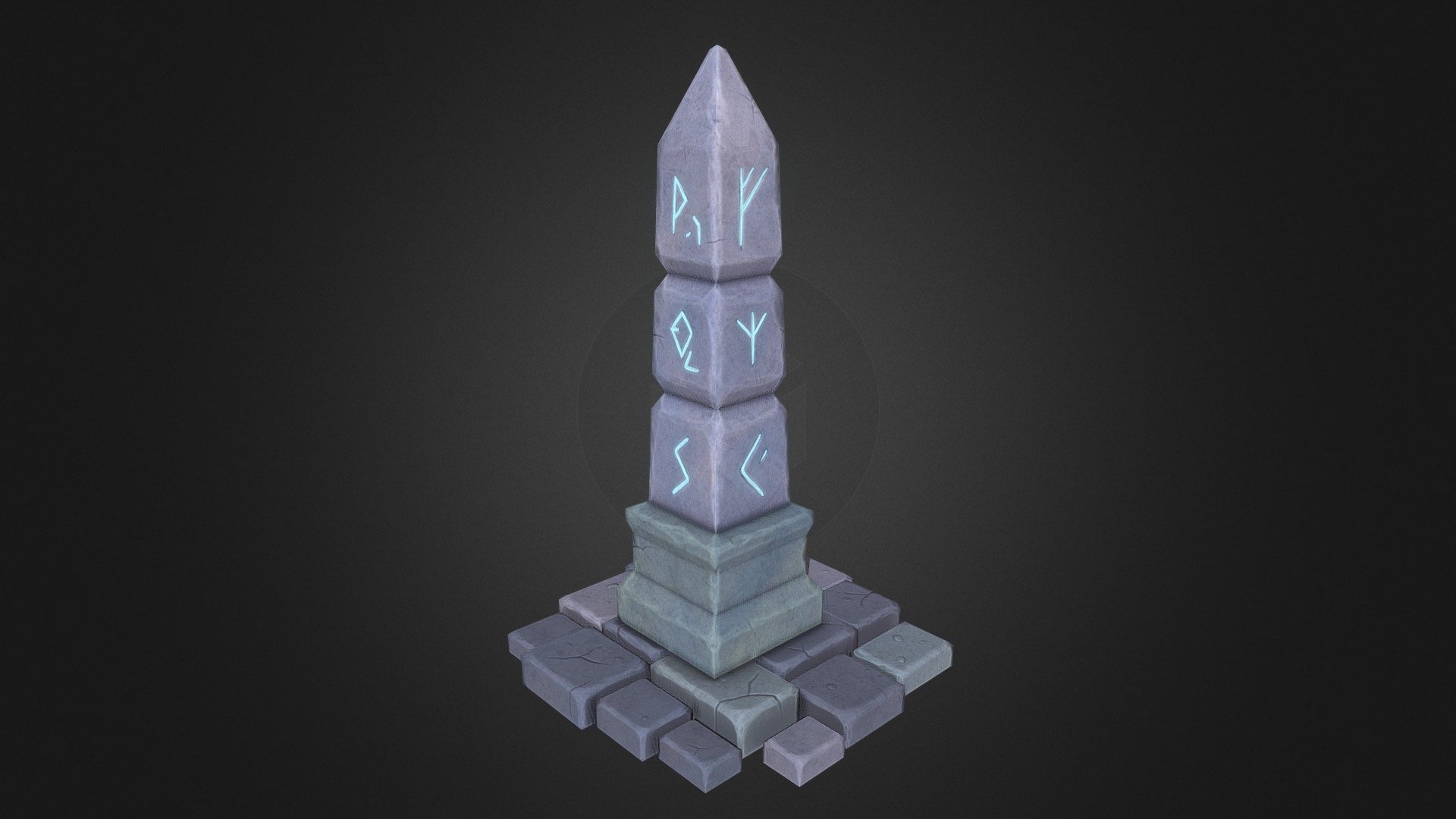Stylized Ancient Obelisk - 3D model by Michal Marsalek (@michalmarsalek) [1c9fb0c] - Sketchfab