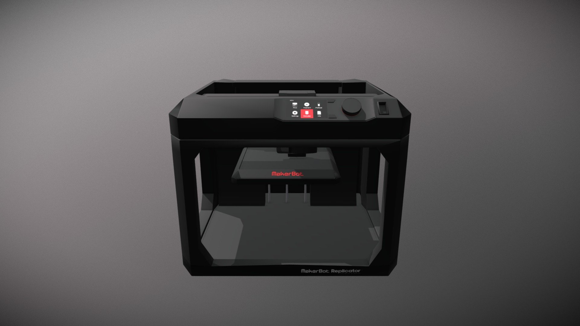 Makerbot Replicator - 3D model by Bocha Studio (@bochadeideas) [1c9ffb3 ...