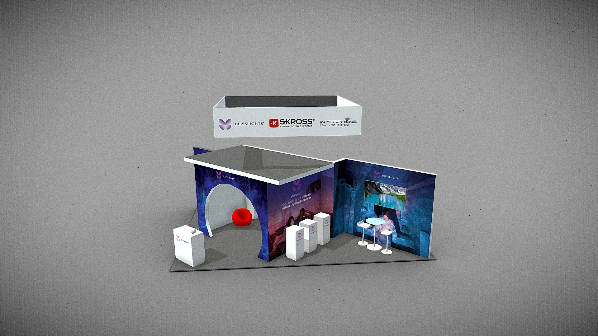 FINAL BOOTH GRAPHICS - 3D model by exhibitup [1ca1445] - Sketchfab