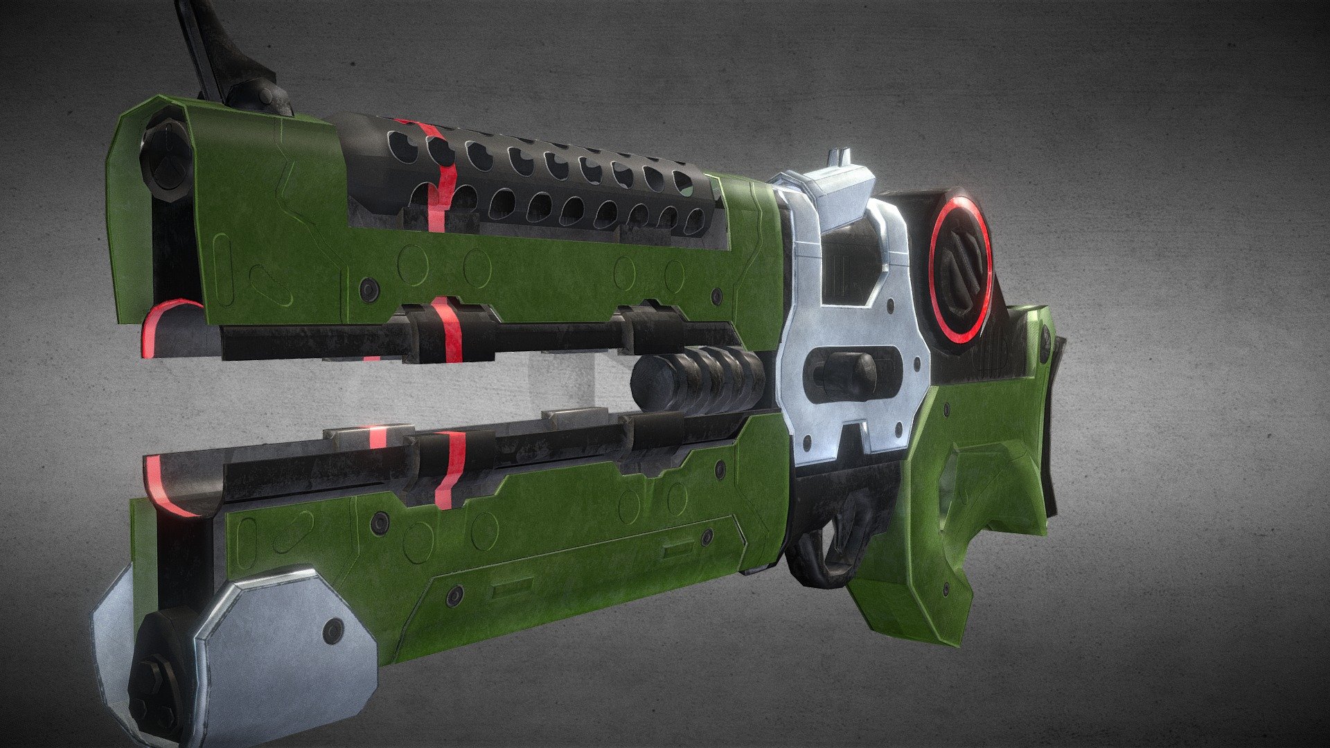 Gun - 3D model by 星澄 XC (@Chen0503) [1ca1c13] - Sketchfab
