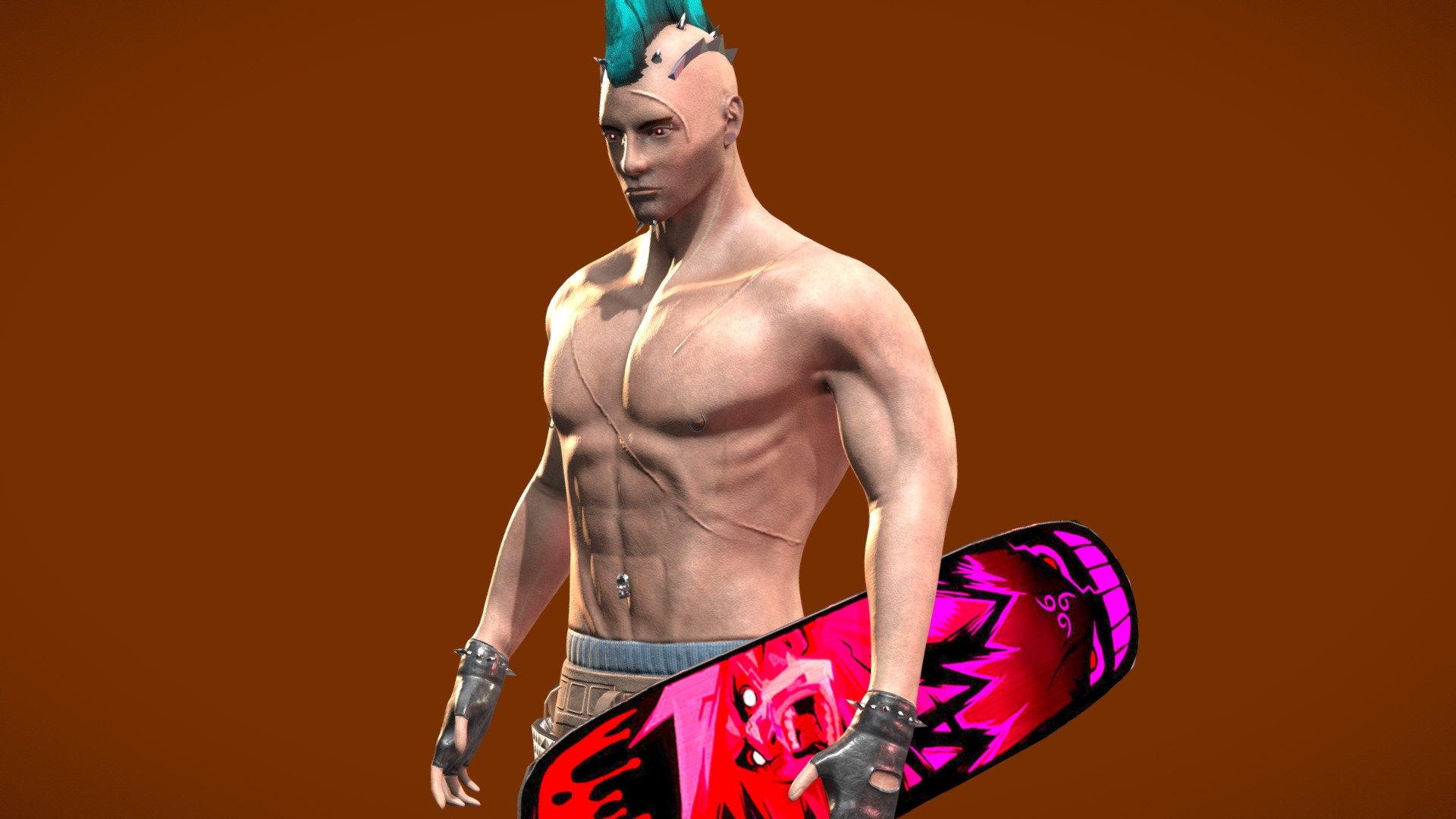 Skater Dude - 3D model by KhangDuyNguyen189 (@KhangNguyen189) [1ca24e0 ...