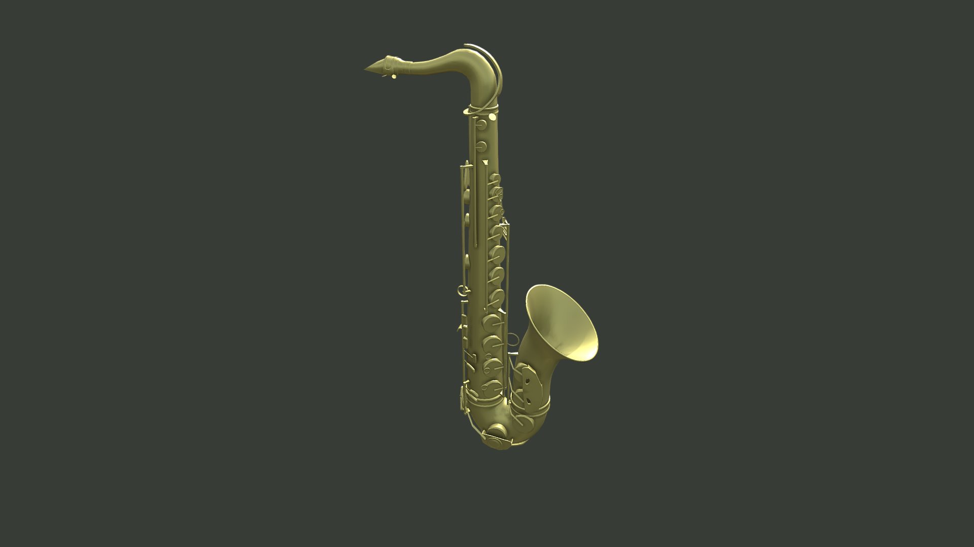 Saxophone High Poly - 3D model by Brian Conant (@conantbc) [1ca3105 ...