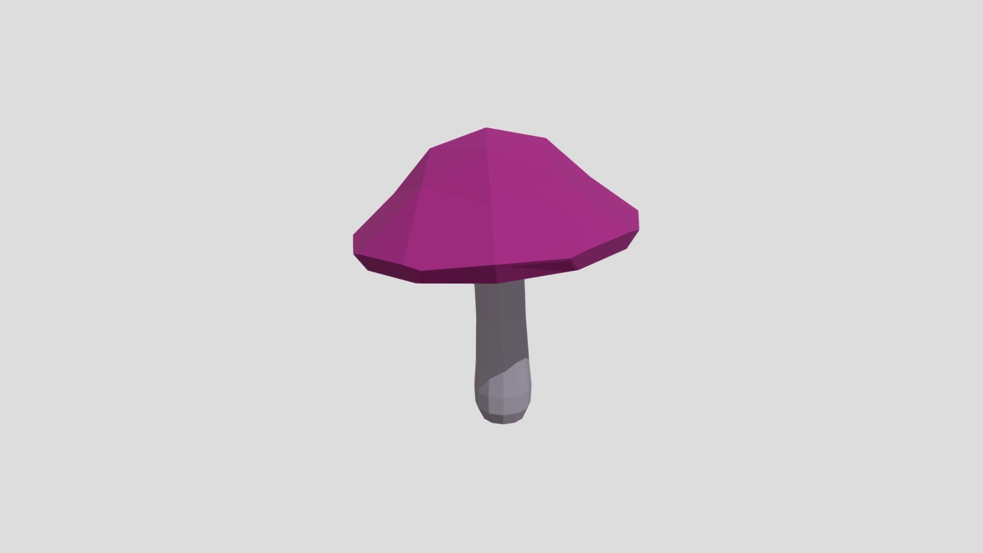 Low Poly Mushroom 02 - Download Free 3D model by Lily393 [1ca677a ...