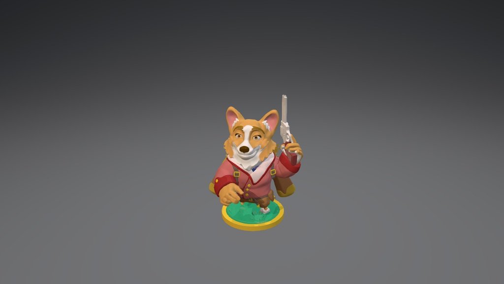 Jet Pack Corgi - 3D model by lucasneumann [1ca6941] - Sketchfab
