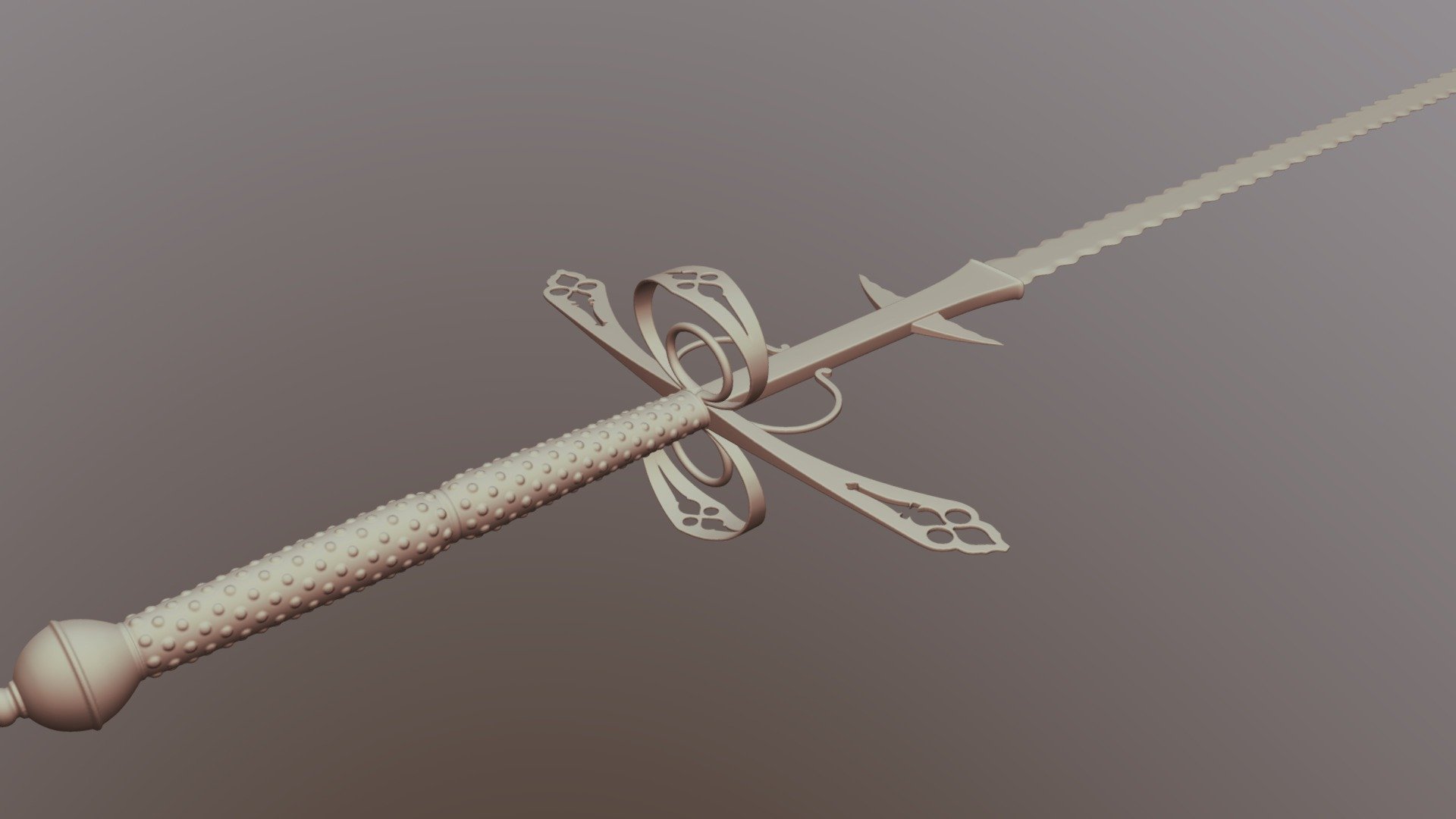 Flamberg - Buy Royalty Free 3D model by Wallerion [1ca6d4b] - Sketchfab ...